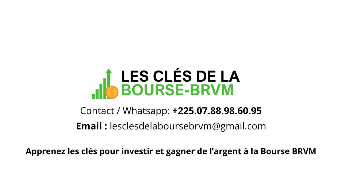 NOS FORMATIONS - LES CLÉS DE LA BOURSE BRVM